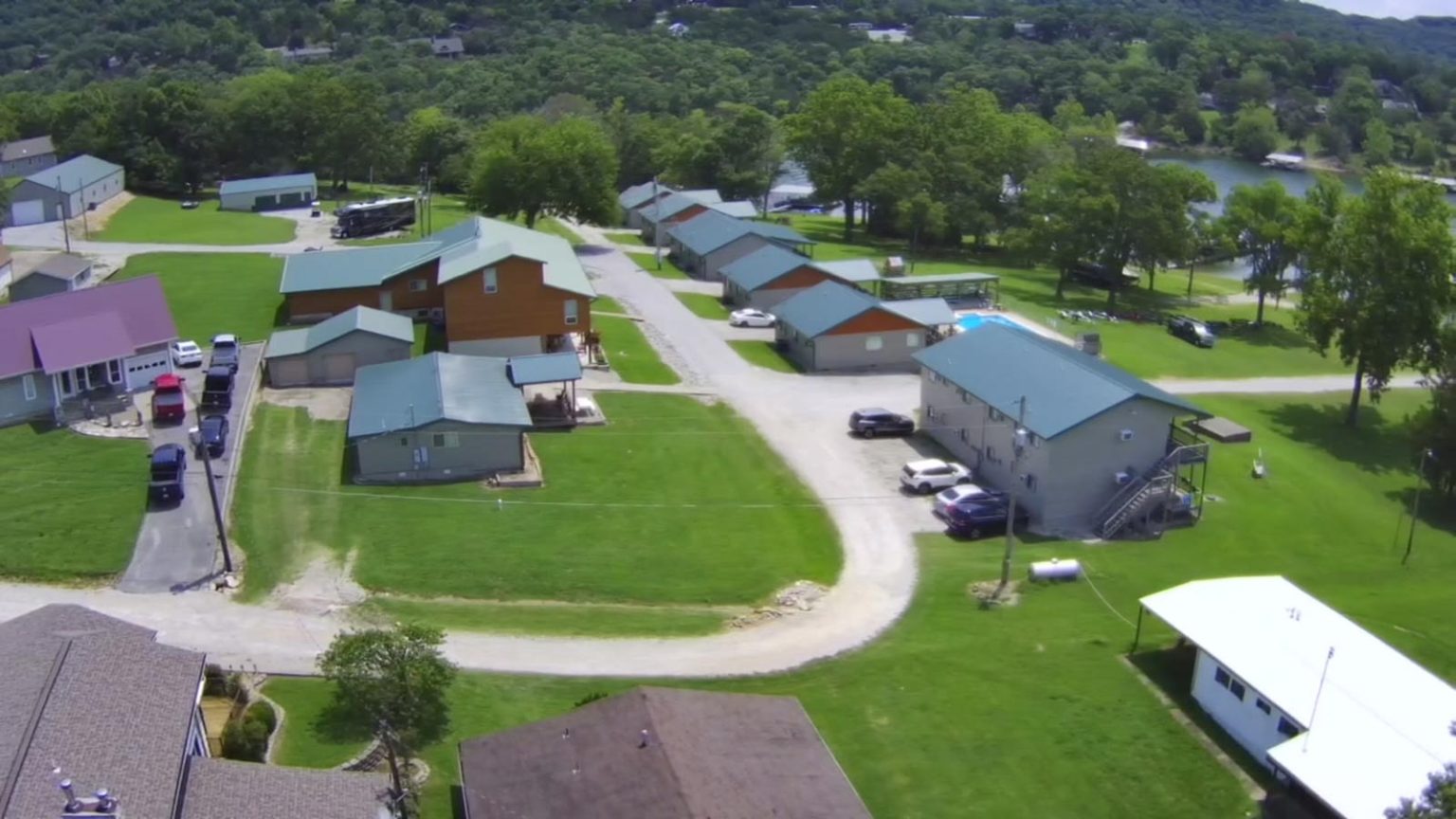 Aerial Gallery - Table Rock Lake Lazy Lees Cabin Resort